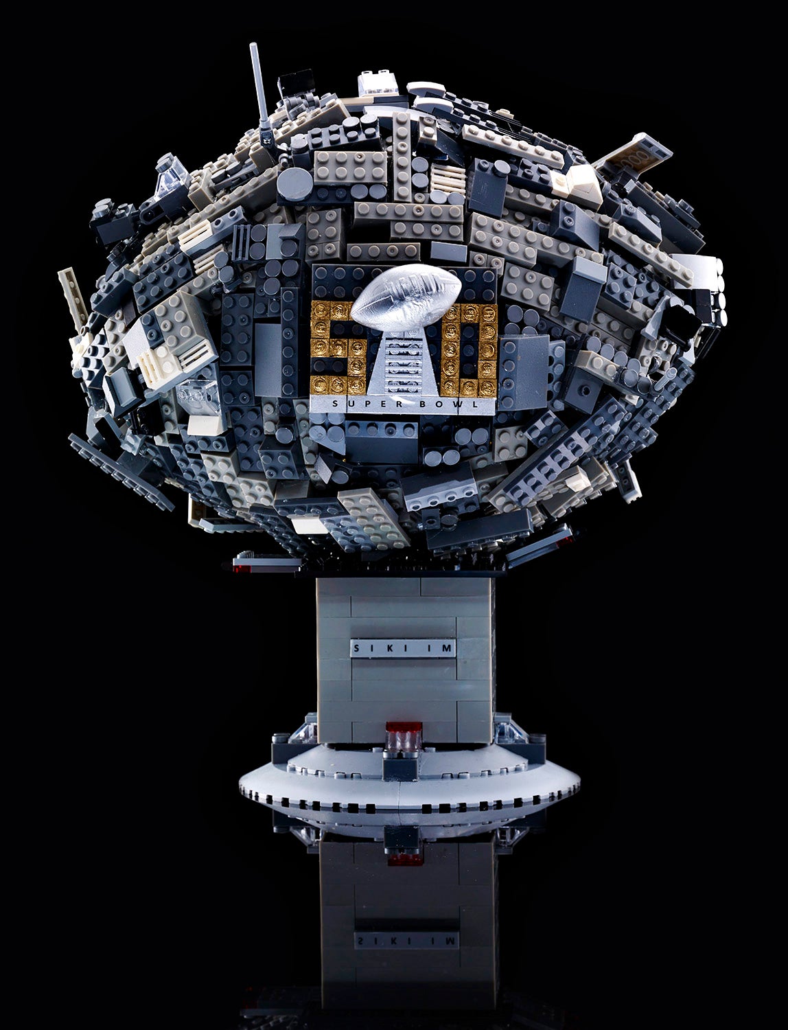 50 glam designer footballs for Super Bowl 50