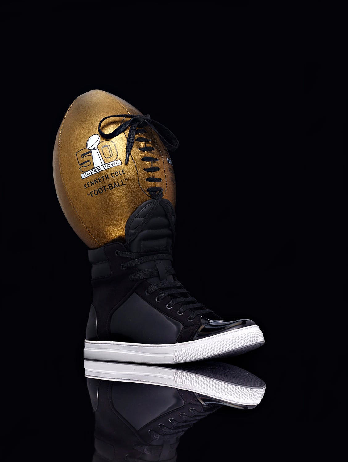 50 glam designer footballs for Super Bowl 50