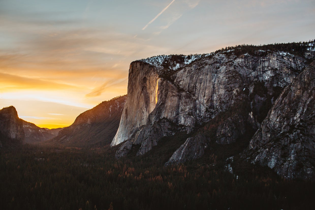 Yosemite's spectacular "firefall"