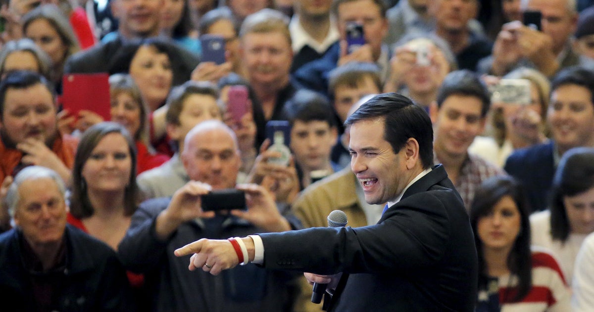 Marco Rubio goes after Donald Trump's "small hands" - CBS News