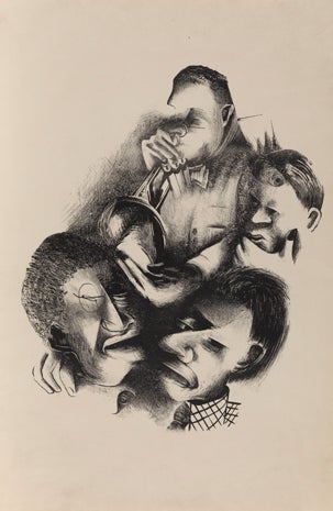 Abstract artist Norman Lewis