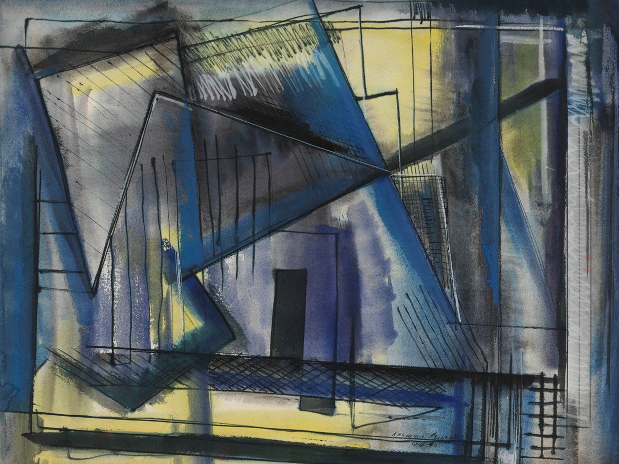 Abstract artist Norman Lewis