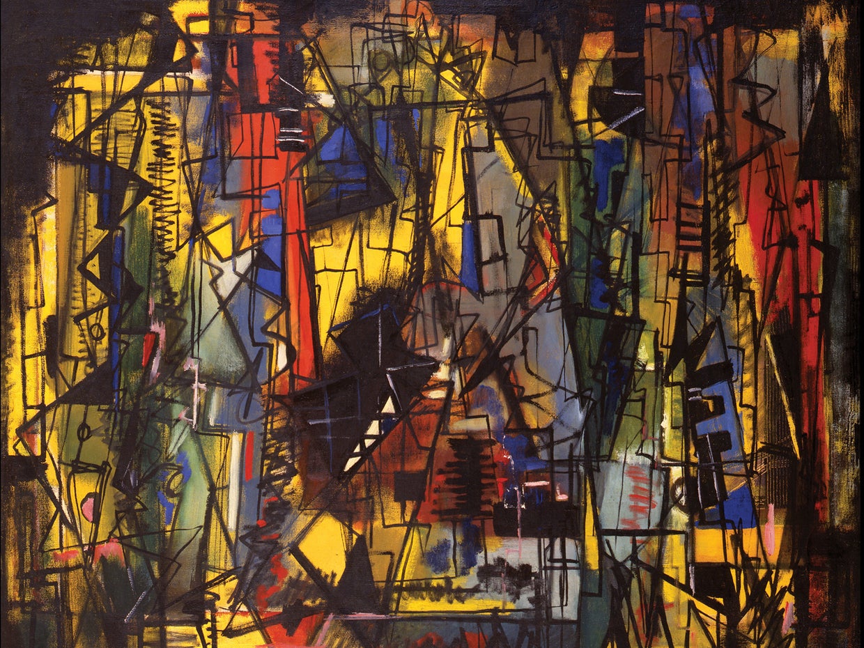 Abstract artist Norman Lewis