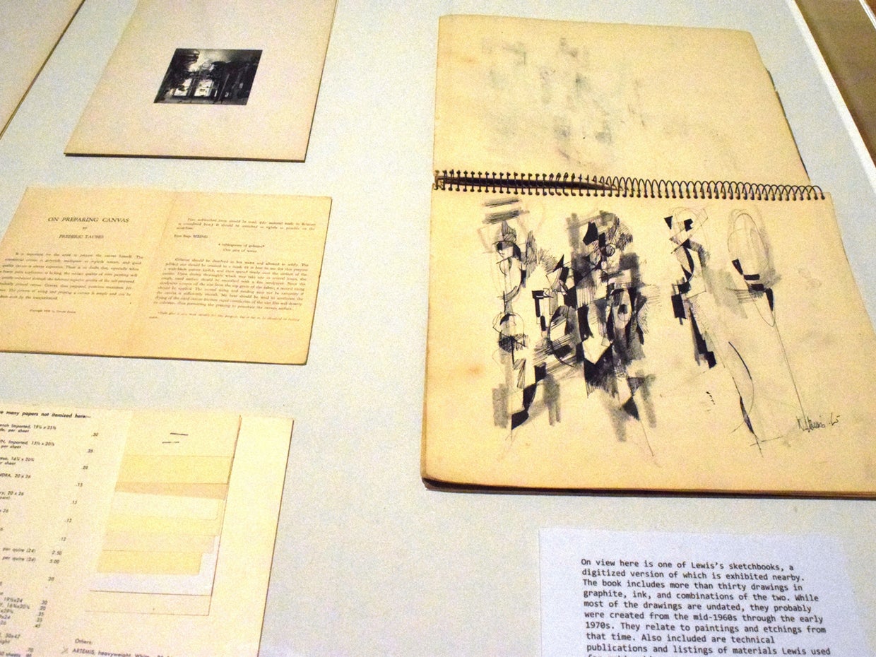 Abstract artist Norman Lewis