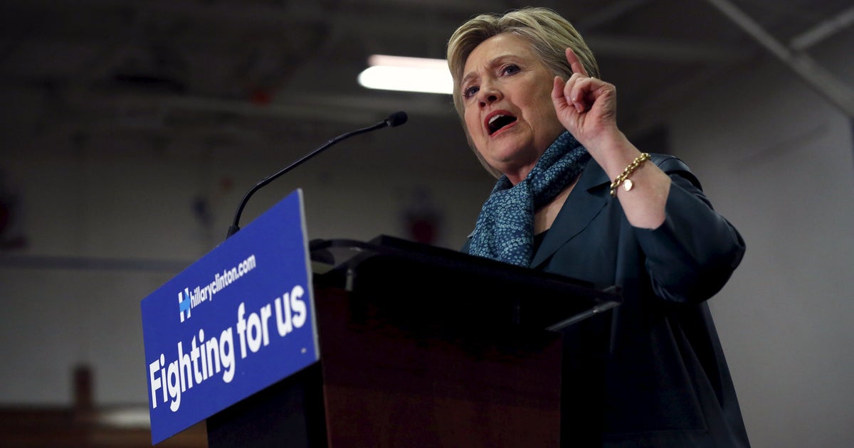 Campaign 2016: Hillary Clinton: "Very proud" to win Arizona - CBS News
