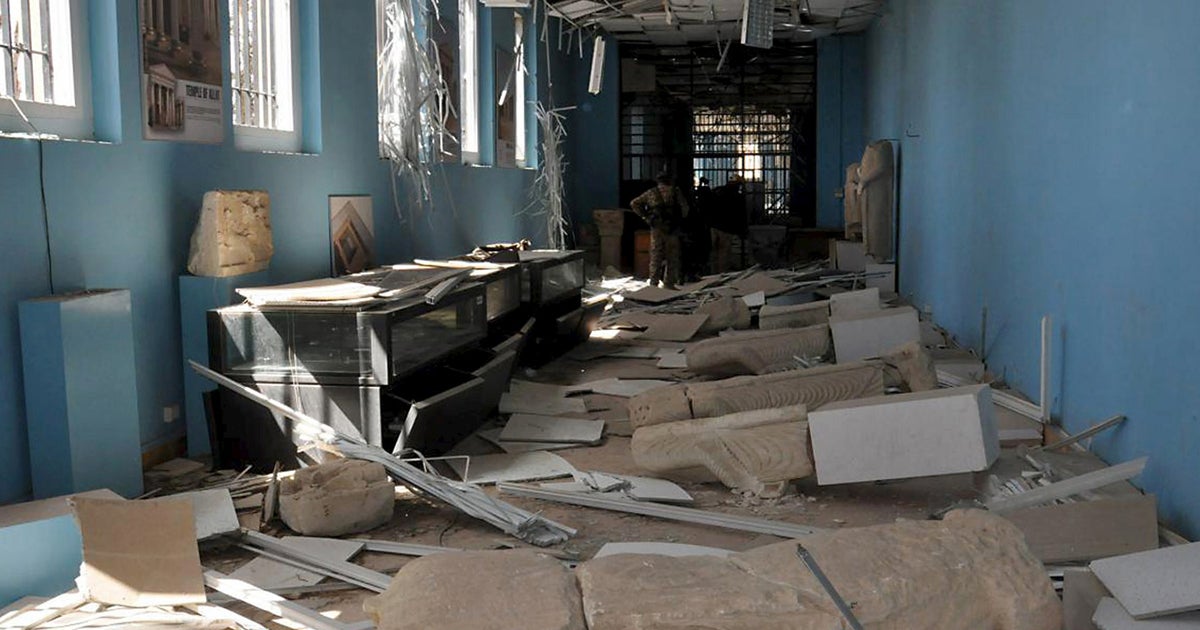 ISIS damage to Palmyra artifacts shocks experts - CBS News
