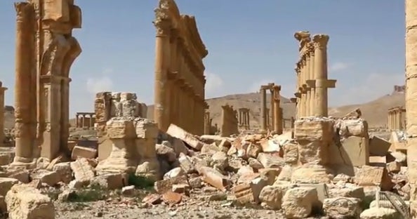 Inside look at the ancient town of Palmyra after ISIS devastation - CBS ...