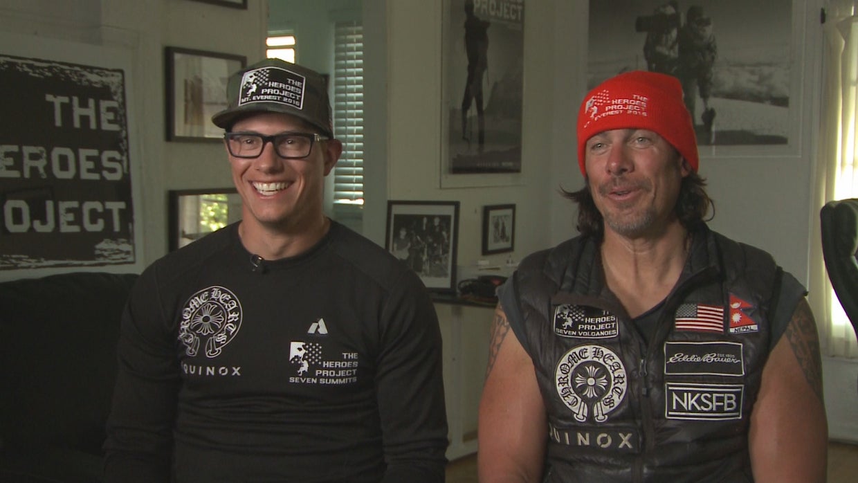 Wounded veteran Charlie Linville summits Mount Everest - CBS News