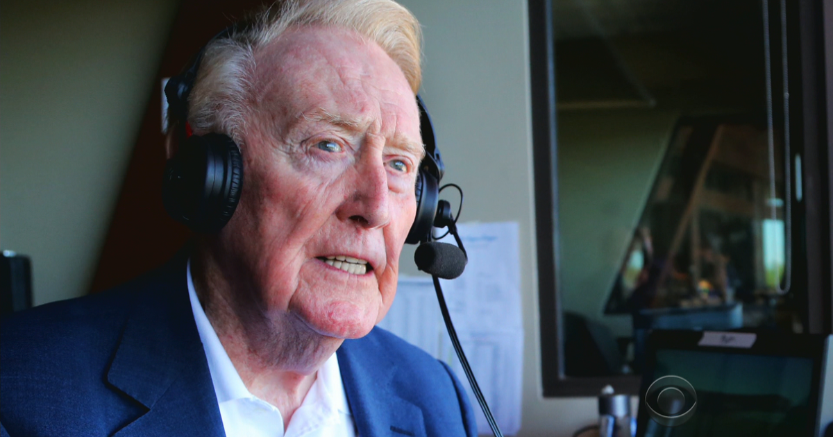 Dodgers broadcaster Vin Scully begins 67th and final season - CBS News