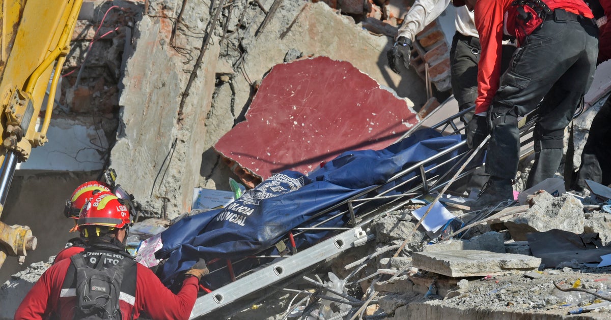 Death toll nears 500 from Ecuador earthquake - CBS News