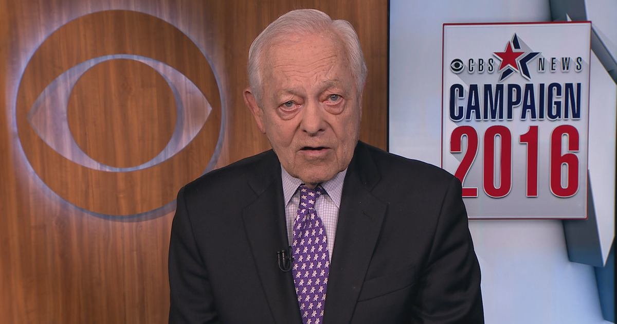 Bob Schieffer on 2016 campaign: "We're at the deep end of the pool ...