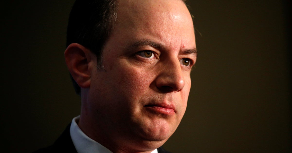 Reince Priebus meets with his White House predecessors - CBS News