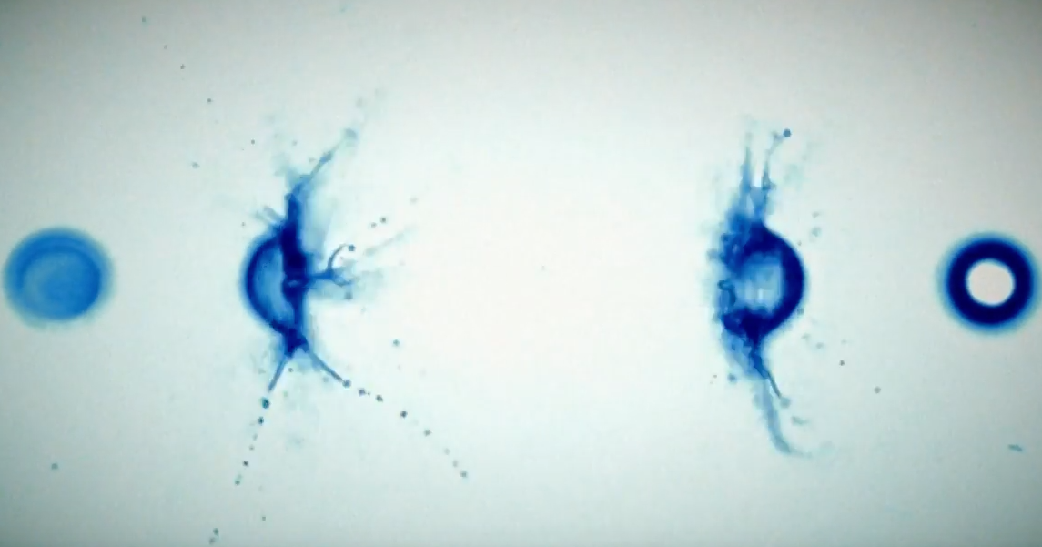 See the world's brightest X-ray laser blast through water droplets ...