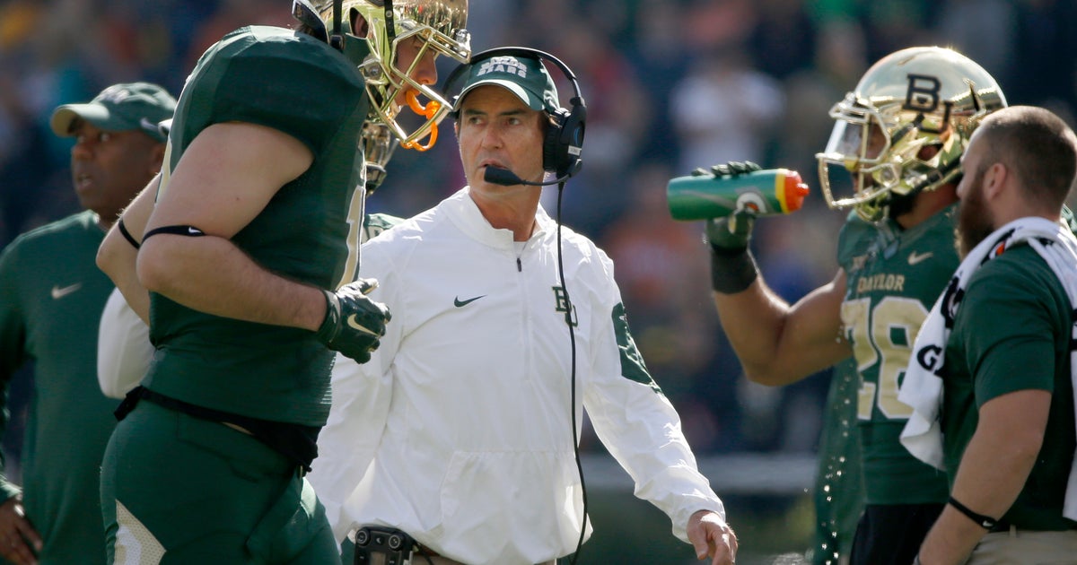Art Briles, Ian McCaw released from Baylor University lawsuit - CBS News