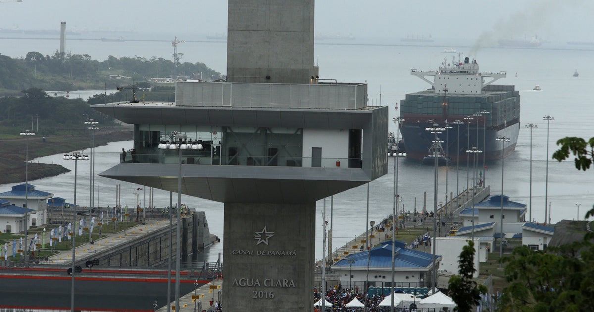 Panama Canal reopens bigger than ever, despite shipping woes - CBS News