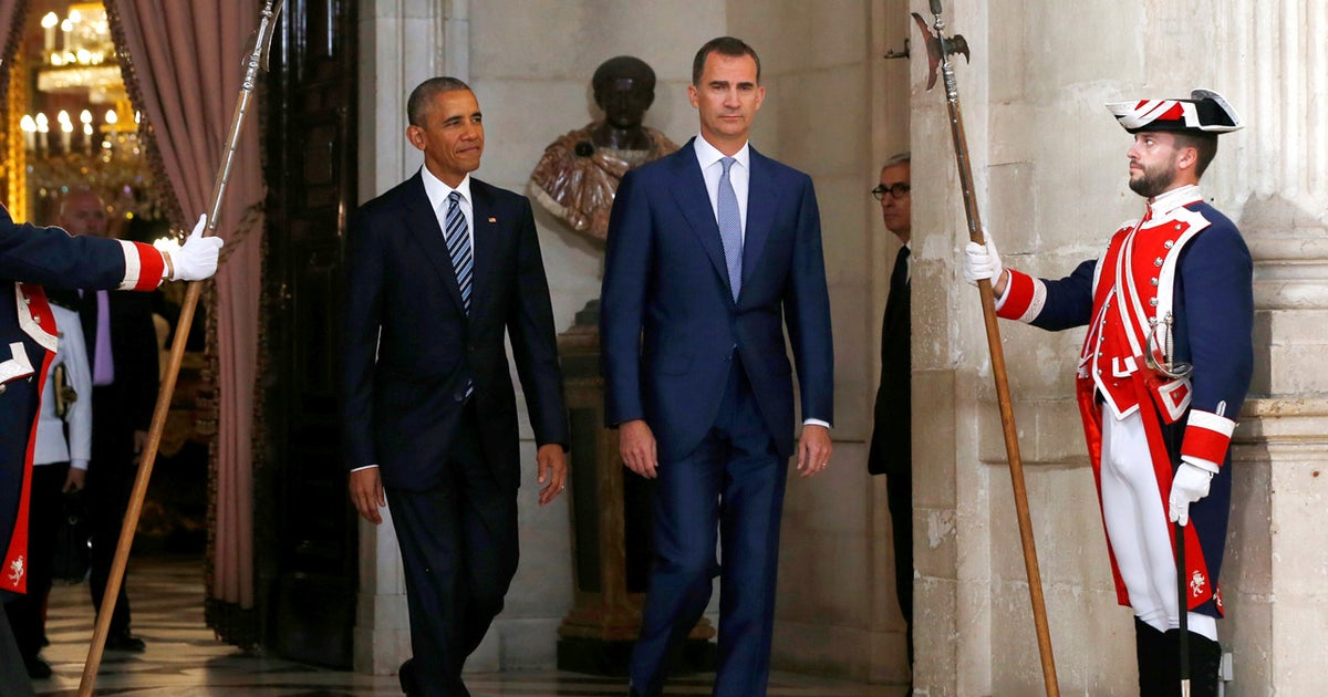 Dallas shooting forces rare move by Obama in Spain - CBS News