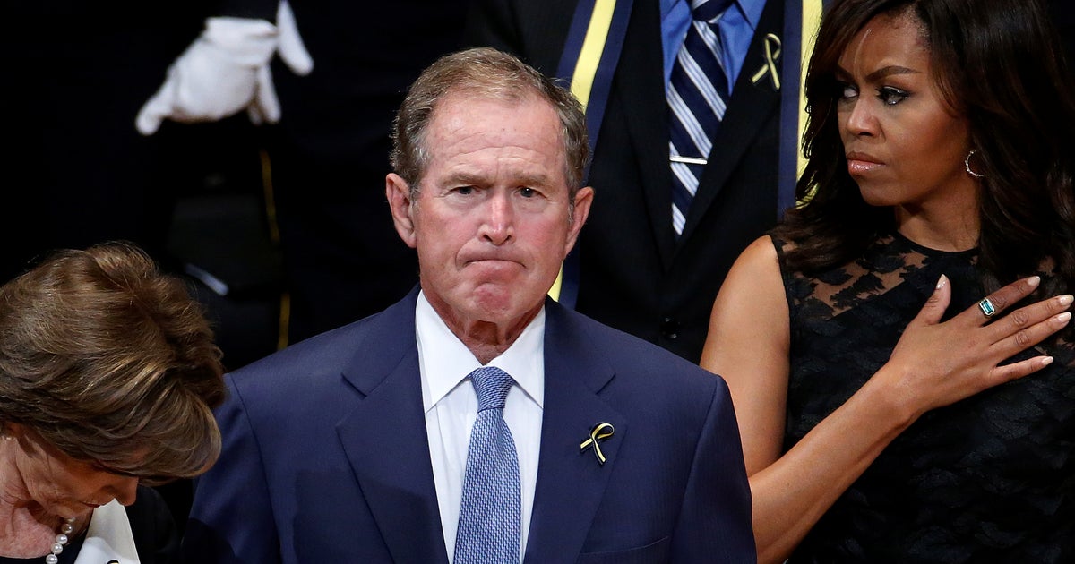 Report: George W. Bush swipes at Donald Trump's foreign policy - CBS News
