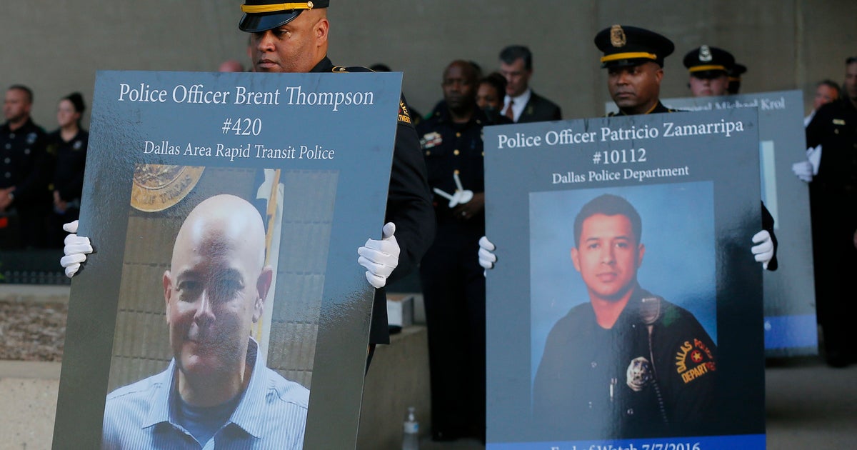 Dallas police chief on slain officers "they're like superheroes" - CBS News