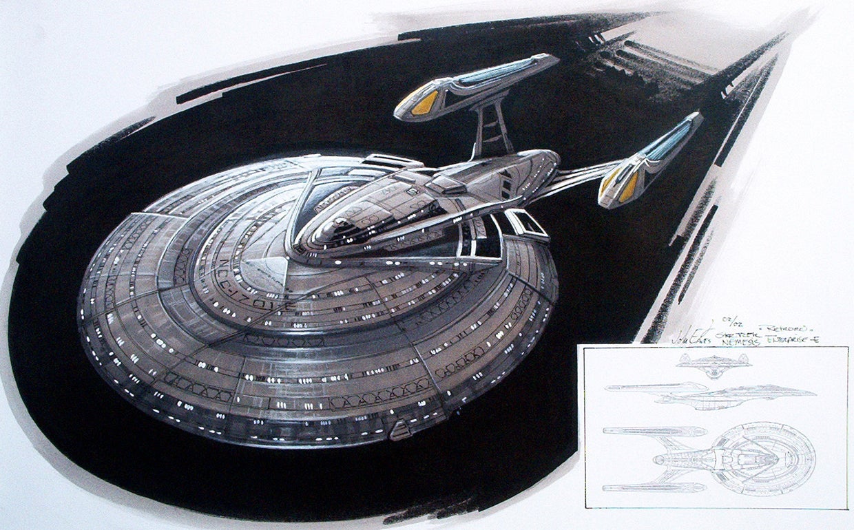 Evolution of the Starship Enterprise