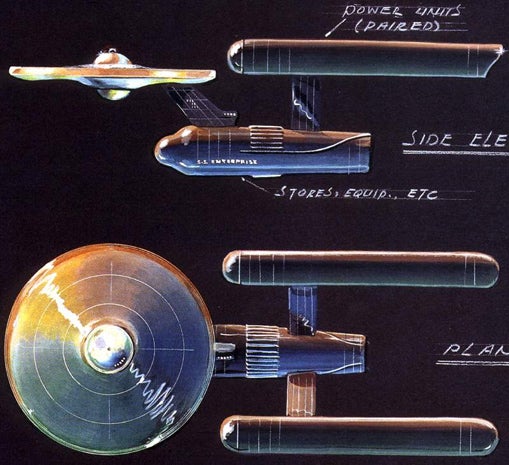 Evolution of the Starship Enterprise