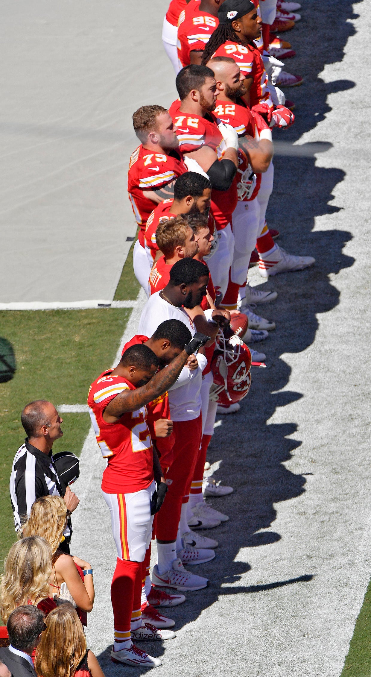 Athletes protesting racial injustice