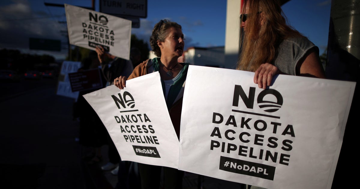 Trump Dakota Access Pipeline stock raises concerns - CBS News