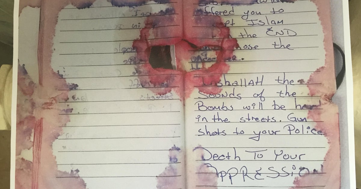 Blood-stained journal of Ahmad Khan Rahimi
