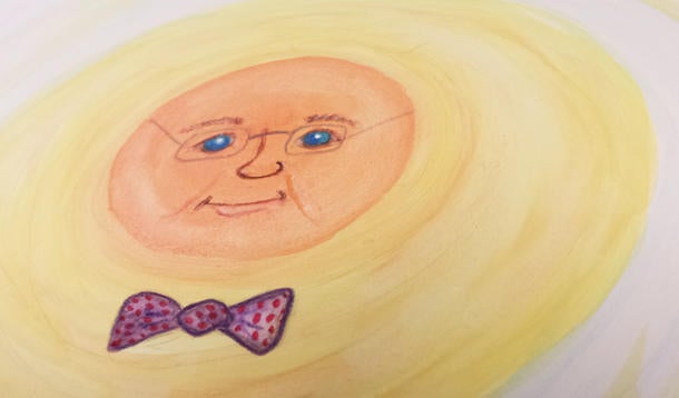 Bow tie artwork by Charles Osgood fans