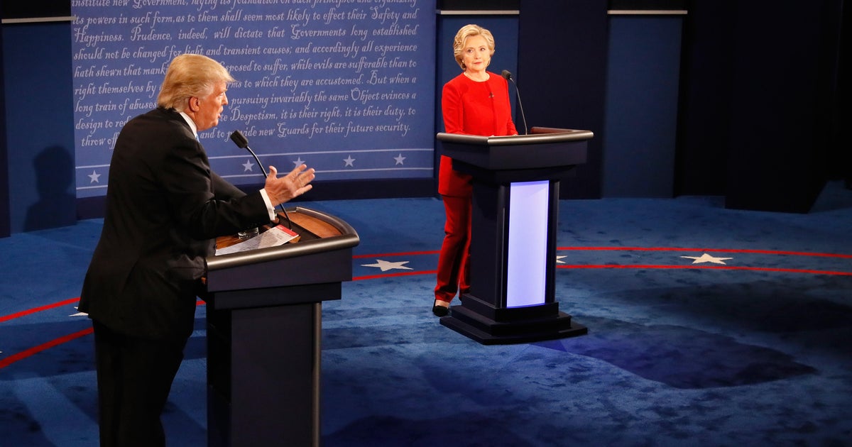 Women hear sexism and bullying in Trump's debate remarks - CBS News