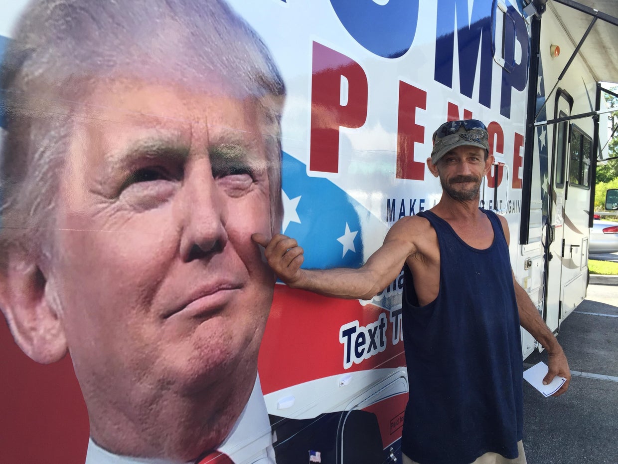 How an RV organizes and energizes Trump voters in Florida - CBS News