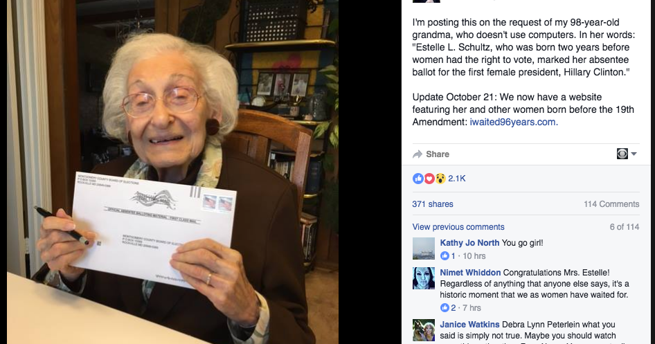 When they were born, women couldn't vote – now they're voting for a ...