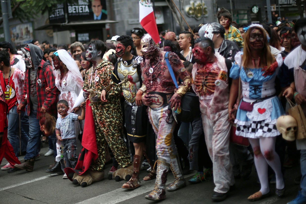 Zombies, Hollywood invade Mexico’s Day of the Dead - CBS News