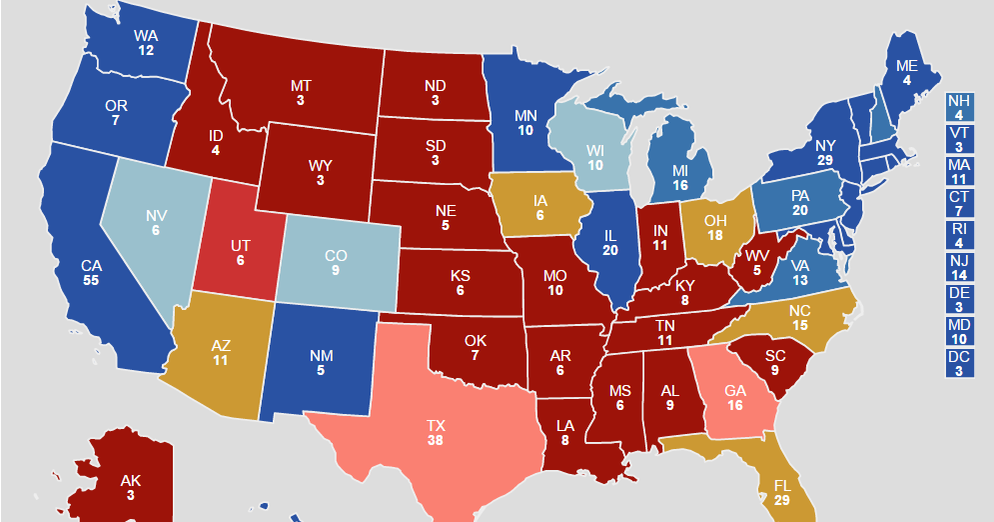 Donald Trump's tough path to 270 electoral votes - CBS News