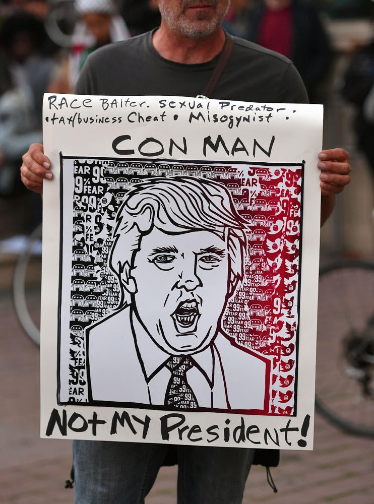 Donald Trump victory protests