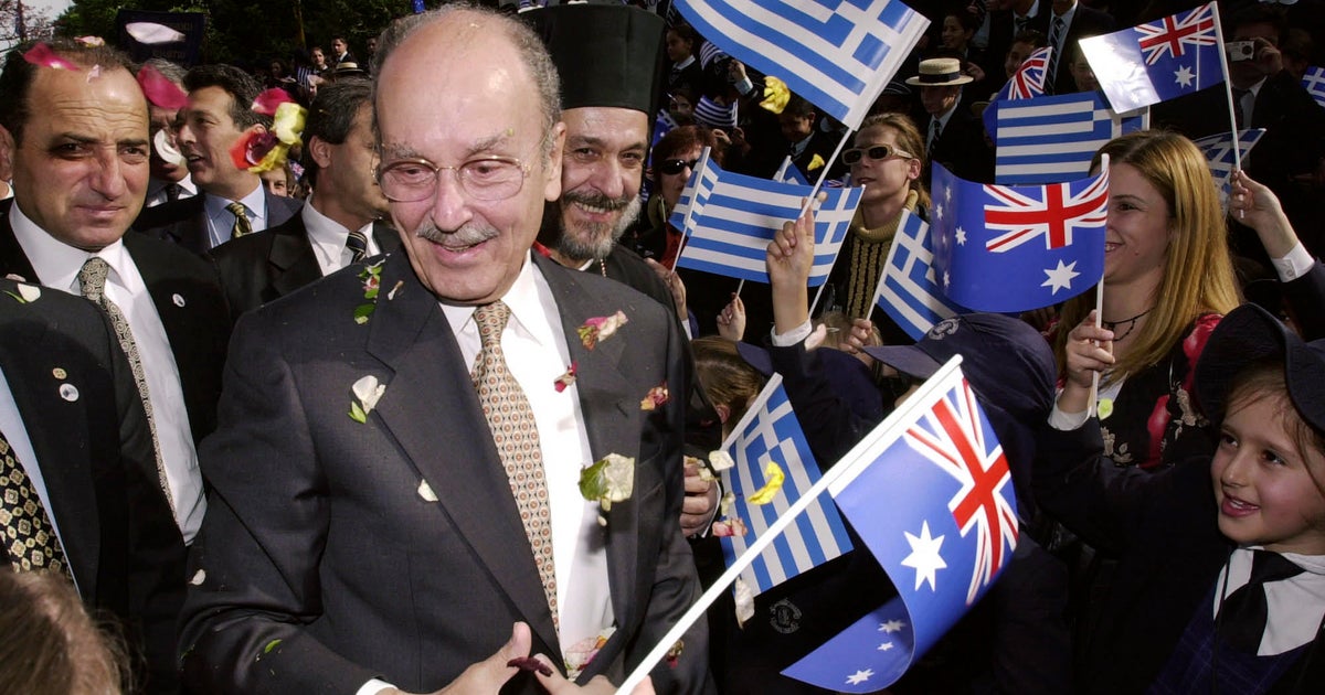 Constantine Stephanopoulos, former Greek president, dies at 90 - CBS News