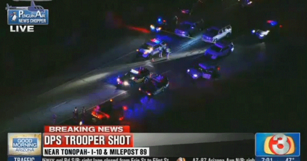 Arizona Trooper Edward Andersson Ambushed Passing Driver Kills Suspect