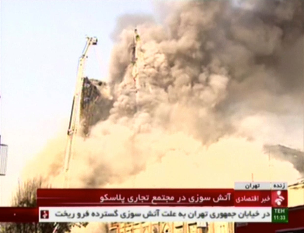 Iran Plasco building collapse kills Tehran firefighters battling ...