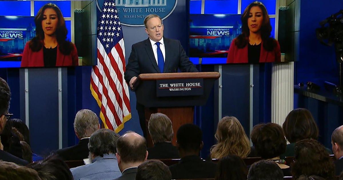 Press Secretary Sean Spicer harnesses the power of Skype - CBS News