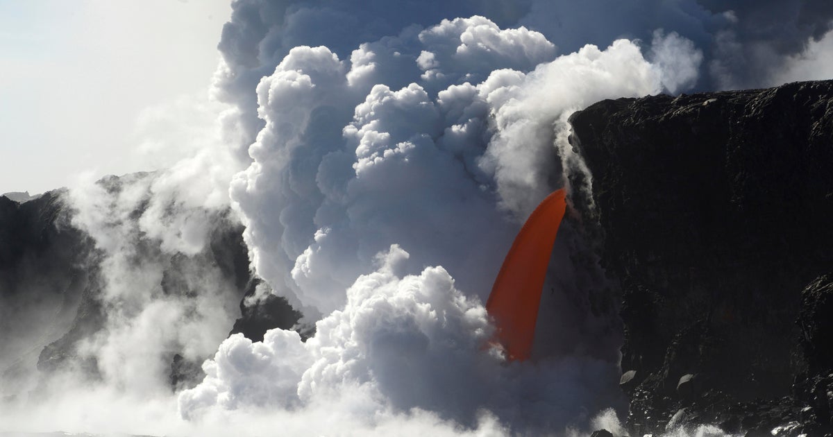 Hawaii's fire-spitting lava spectacle