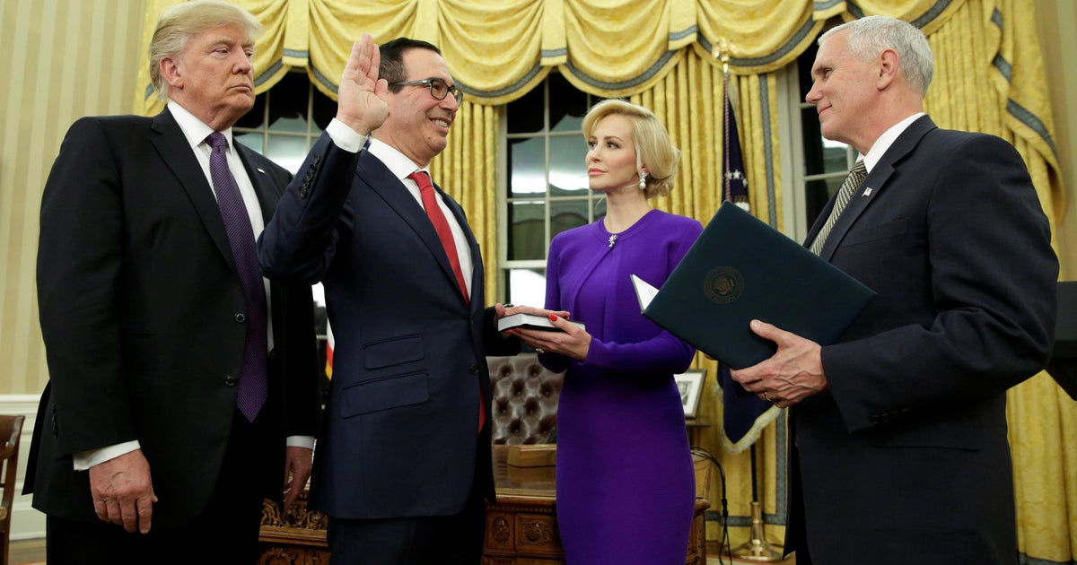 Trump Treasury nominee Steven Mnuchin confirmed by Senate - CBS News