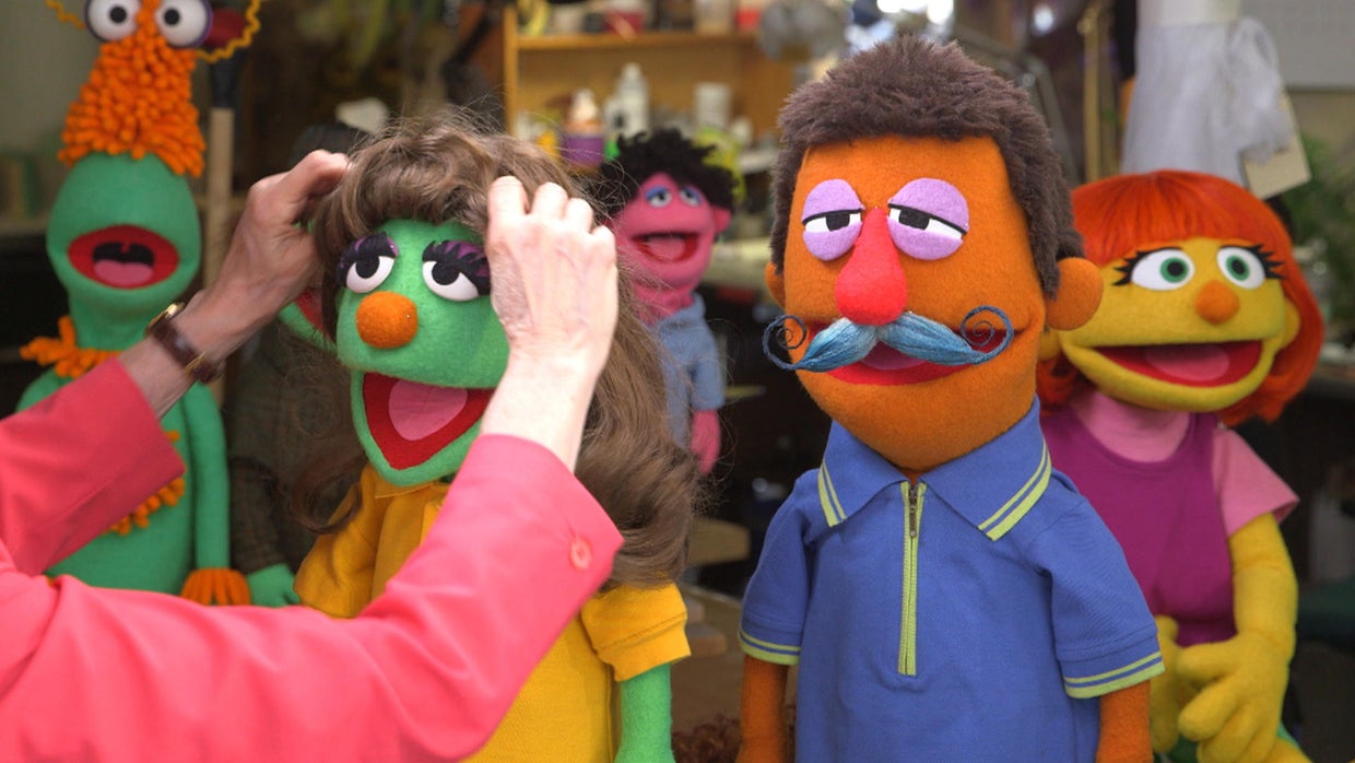 How "Sesame Street" created Julia, the new Muppet with autism - CBS News