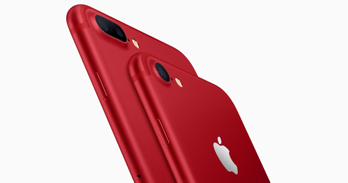 Apple's red iPhone: New color helps fund fight against HIV/AIDS - CBS News