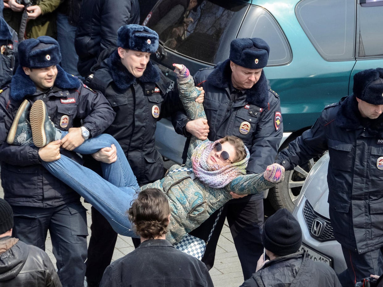 Hundreds arrested in Russia protests