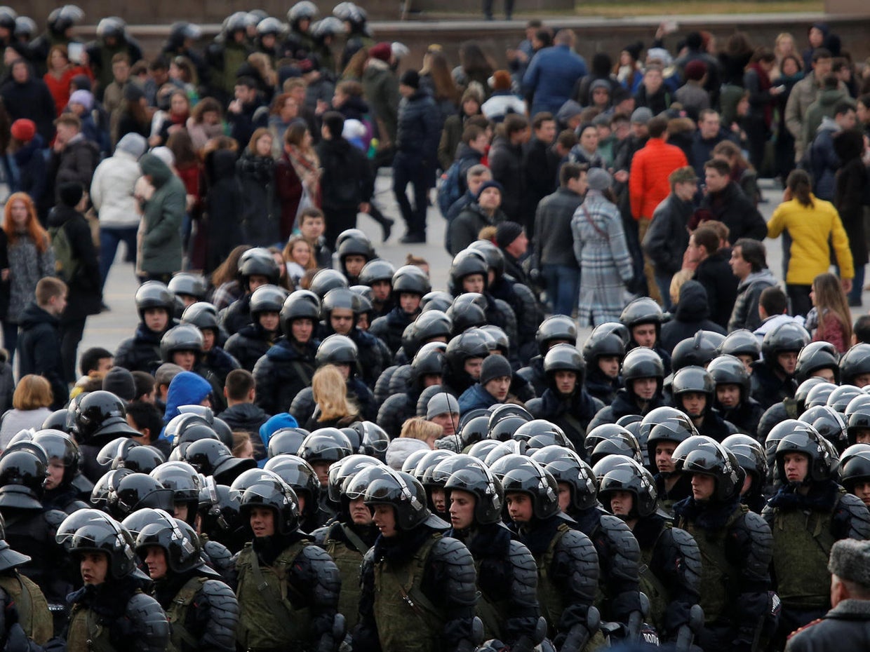 Hundreds arrested in Russia protests