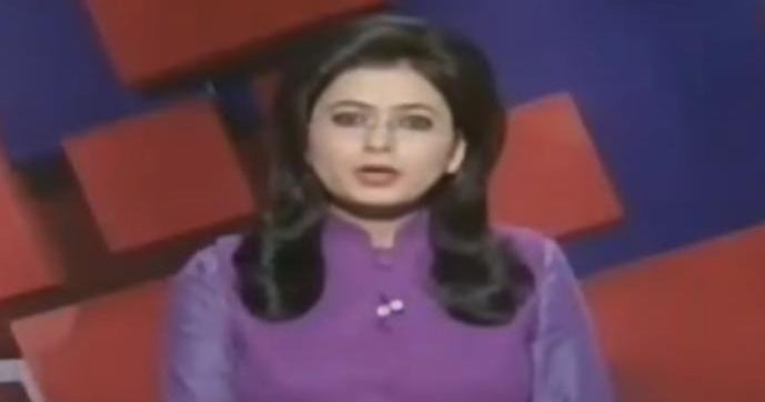 India news anchor learns of husband's death on live TV - CBS News