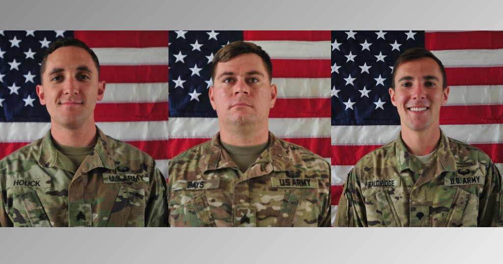 U.S. identifies soldiers killed by Afghanistan servicemember - CBS News