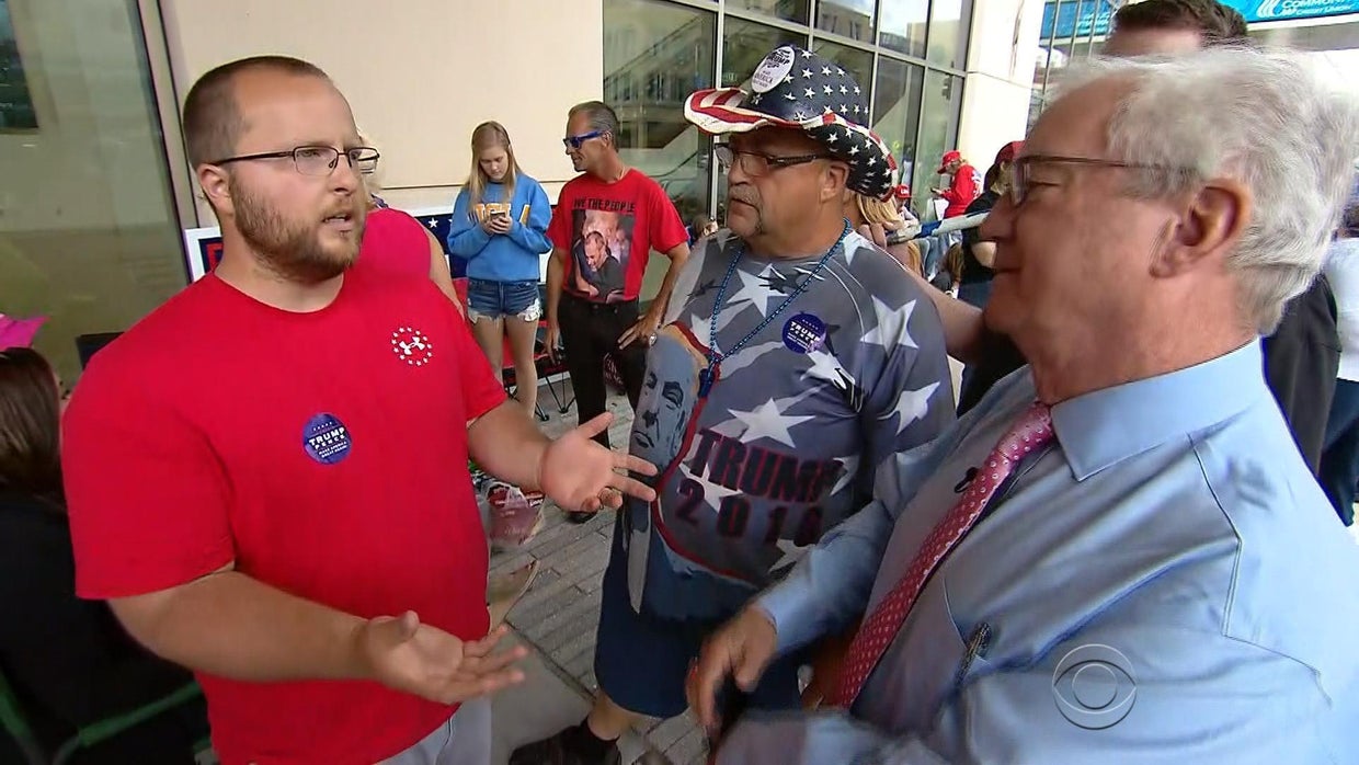 Meet the "Front Row Joes," Trump supporters who camp out for rallies ...