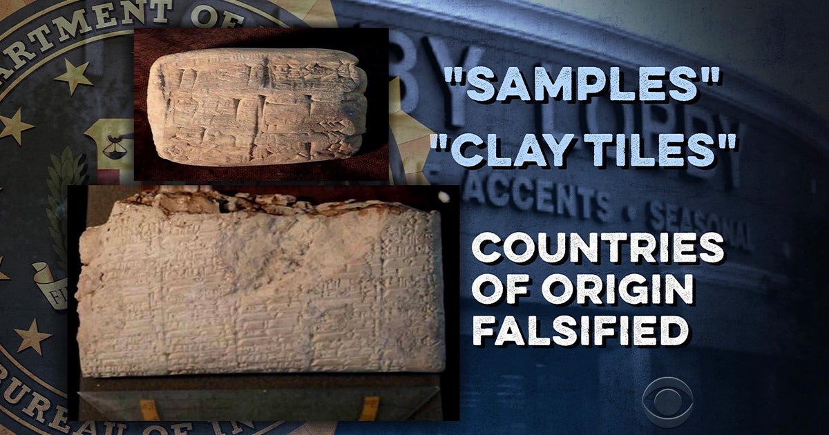 Hobby Lobby returns thousands of artifacts to Iraq - CBS News