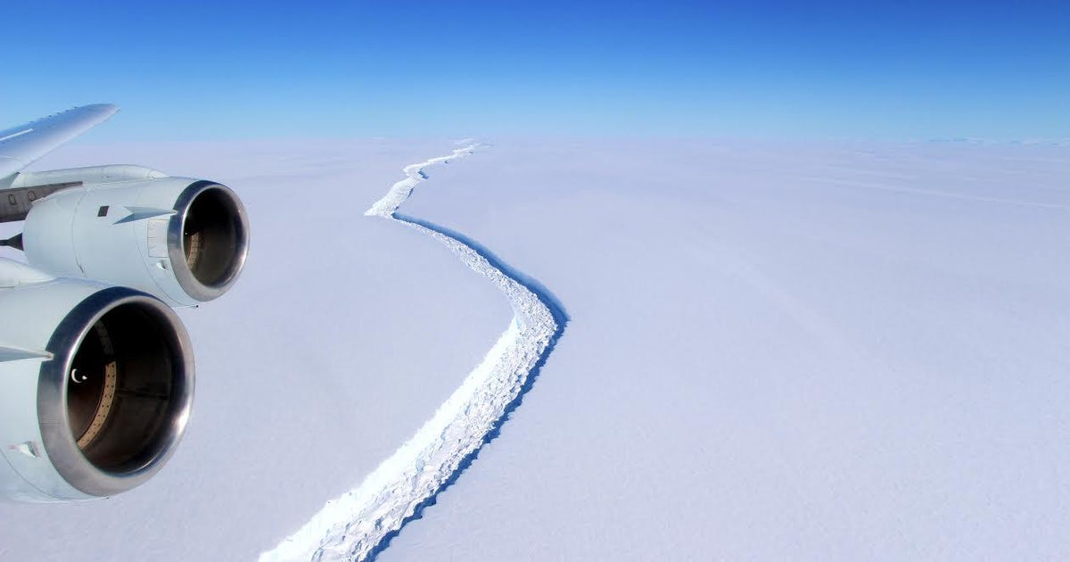 Antarctica Larsen Ice Shelf calving sees iceberg weighing trillion tons ...