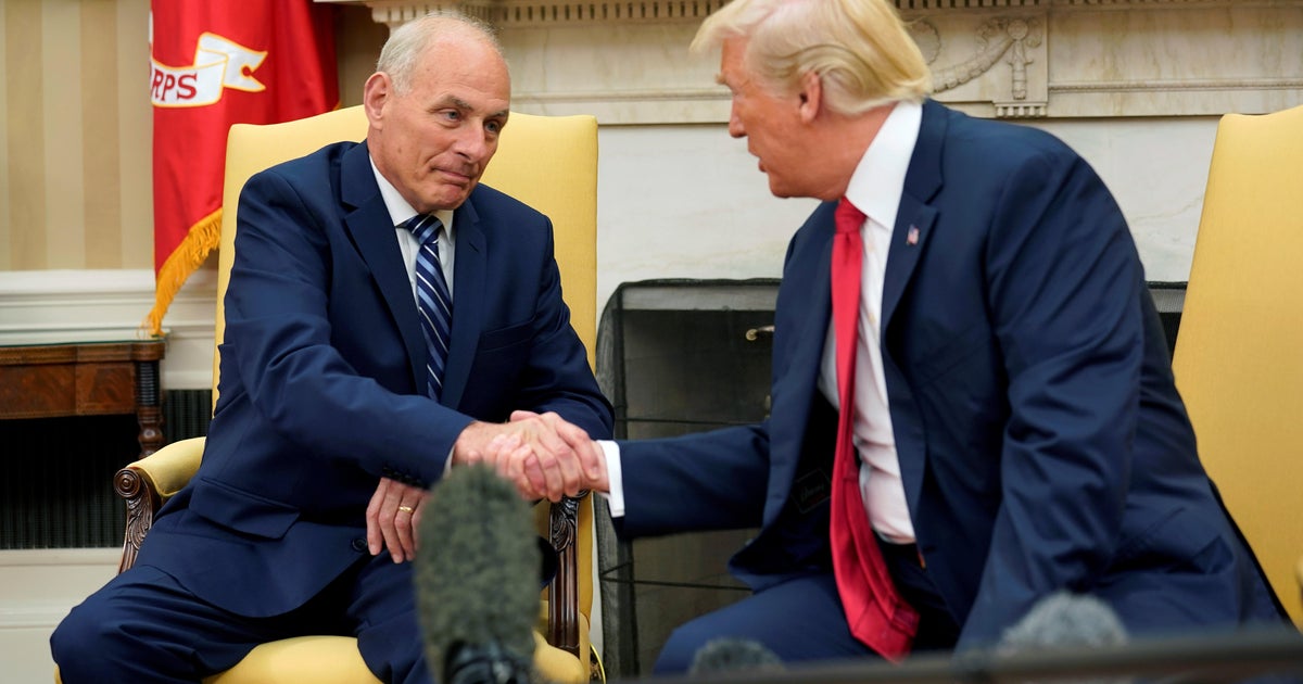 Report: Tensions grow between John Kelly, Trump - CBS News